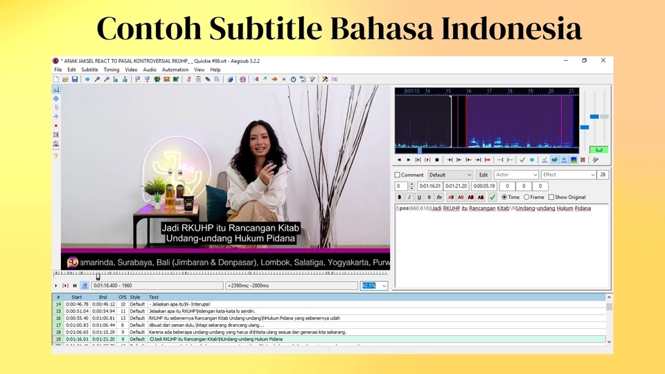 JASA PEMBUATAN DAN EDIT SUBTITLE VIDEO DIJAMIN AKURAT, MURAH