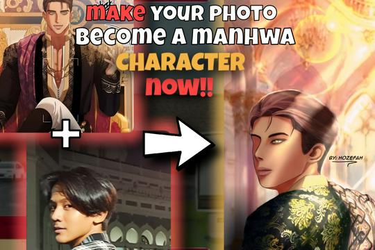 I will draw your photo into cool manhwa,anime or cartoon