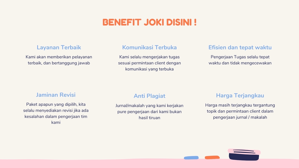 JASA JOKI PENULISAN JURNAL & MAKALAH