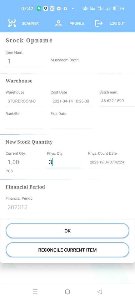 Warehouse Management System (Android & Web)