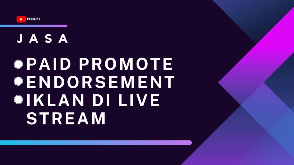 JASA REVIEW DAN TARO IKLAN DI LIVE STREAM YOUTUBE