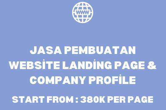Pembuatan & Slicing Desain Website Company Profile / Landingpage menggunakan Nextjs & Tailwindcss