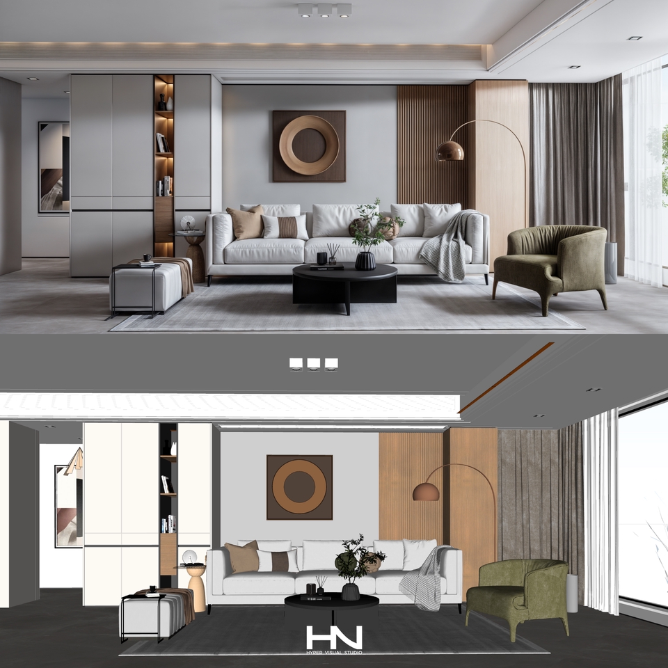 สตูดิโอเรนเดอร์งาน 3D Perspective/Animation อาคารทุกรูปแบบ ภายนอก/ภายใน ครบวงจร