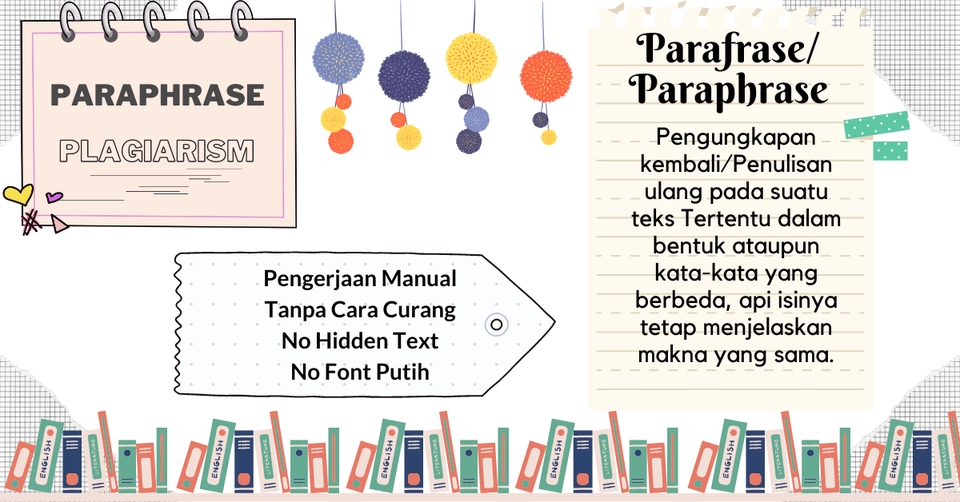 PARAFRASE (PARAPHRASE) JOURNAL/MAKALAH/SKRIPSI/PTK/KARYA ILMIAH/DLL