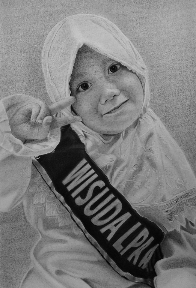 LUKISAN POTRAIT SUPER DETAIL & ORIGINAL
