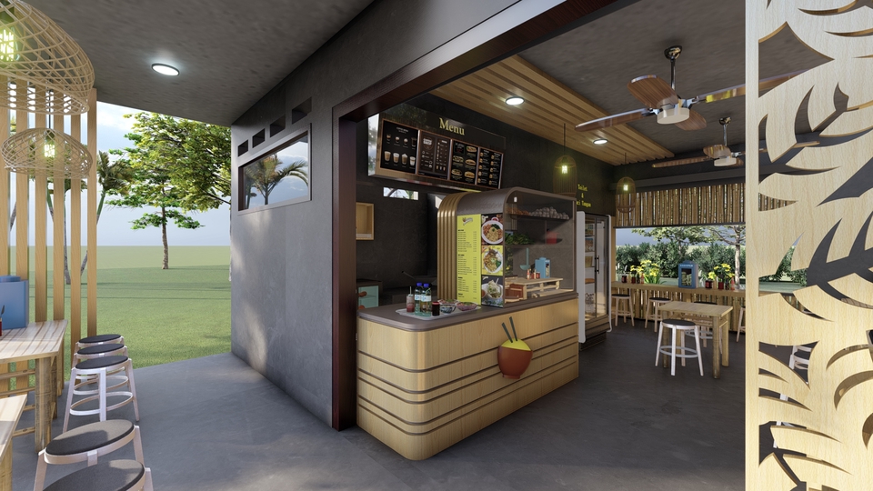 Desain 3D Visualisasi Toko Roti & Kue : Rp. 25.000/Meter