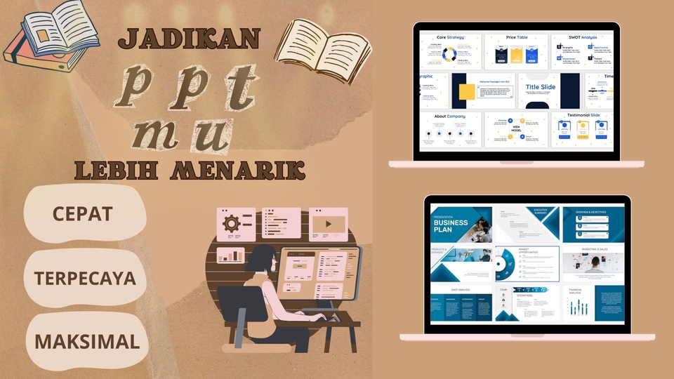 JASA DESAIN POWERPOINT (TUGAS SEKOLAH, KULIAH, DAN PRESENTASI KANTOR)
