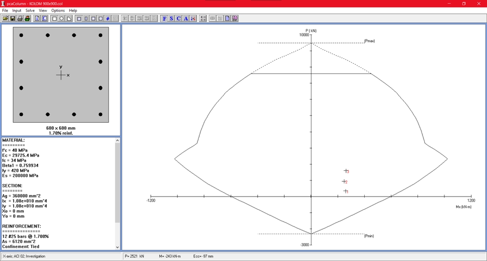 Jasa Analisis kapasitas Struktur Menggunakan Software spColumn ...