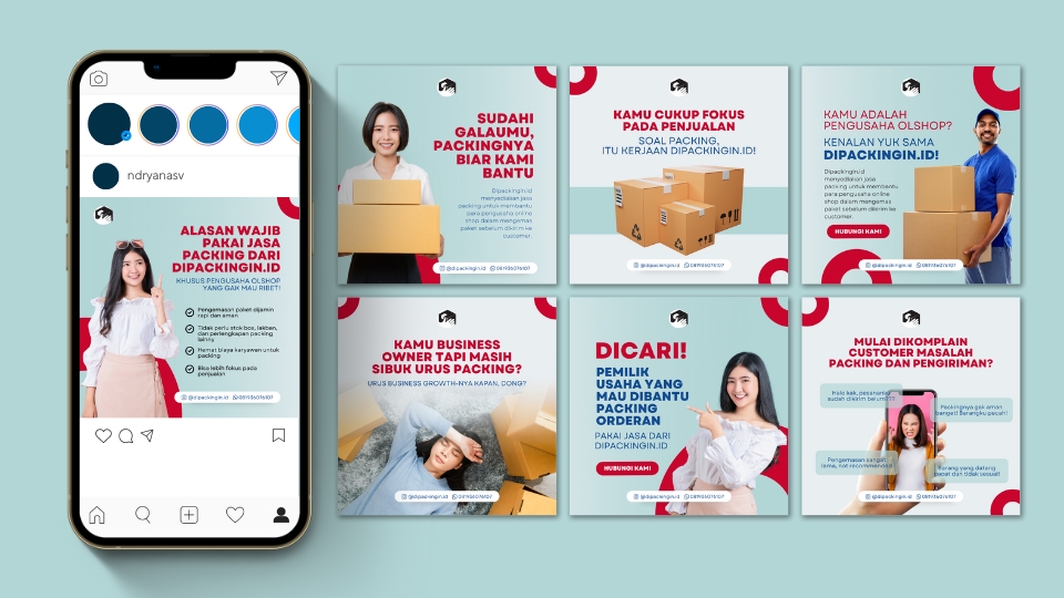 Ide Desain Copywriting Post Feed Story Instagram Facebook