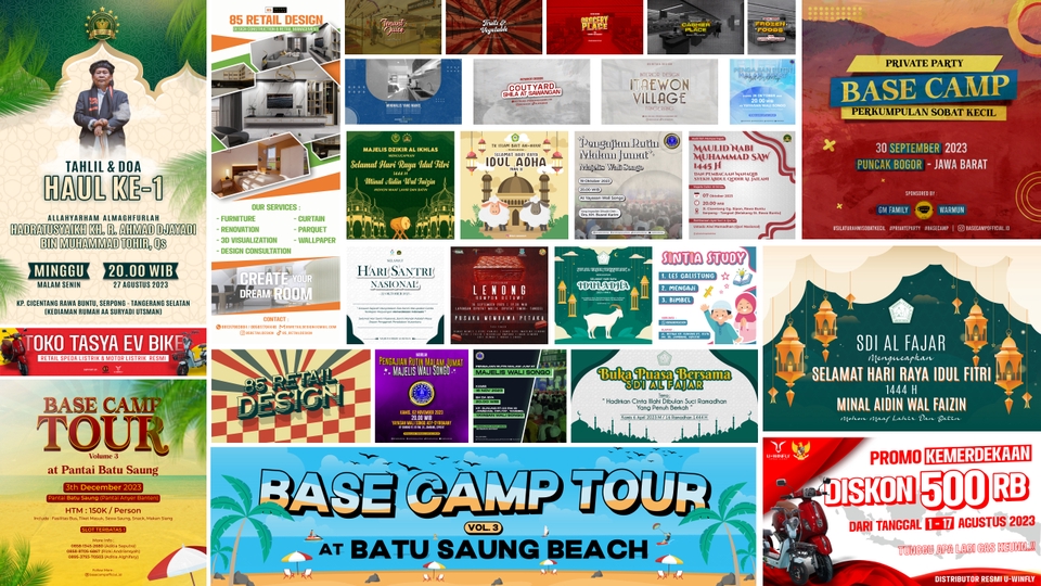 Desain Poster, Banner Atau Flyer Premium Dan Berkualitas