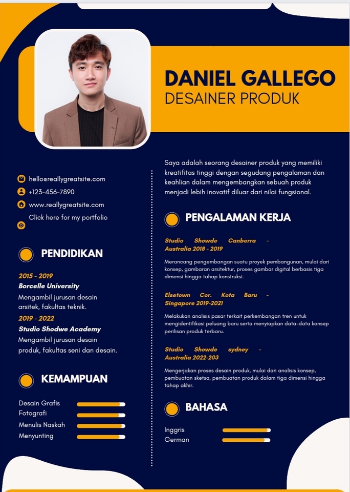 Jasa Desain Curriculum Vitae / Resume Express