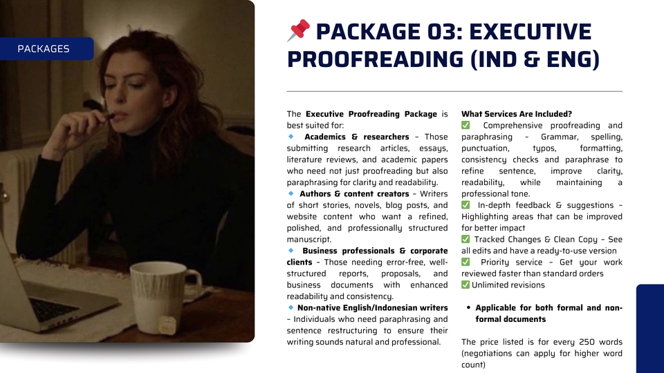 Jasa Editing Tulisan (Proofreading, Paraphrase, Sinopsis/Summary)