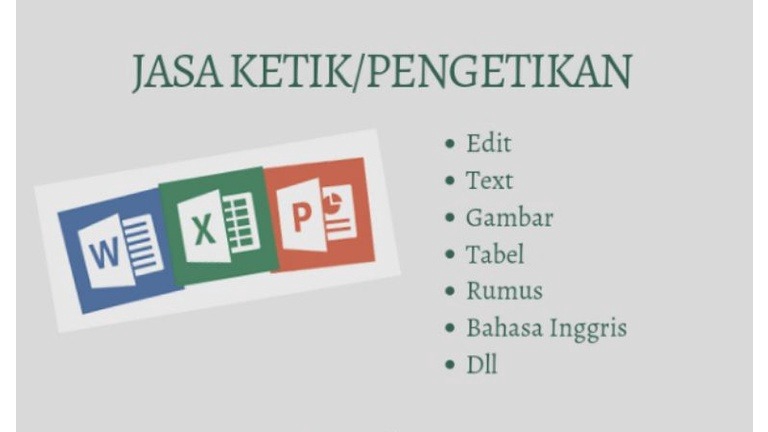 jasa ketik dan edit dokumen