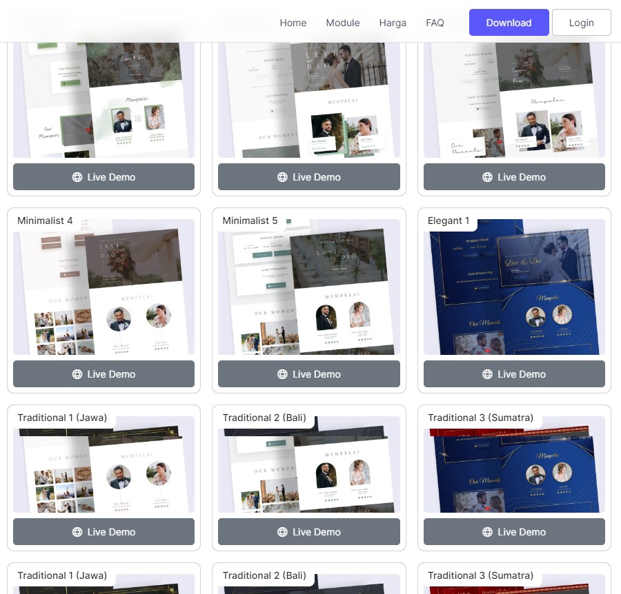 𝐔𝐍𝐃𝐀𝐍𝐆𝐀𝐍 𝐖𝐄𝐁𝐒𝐈𝐓𝐄 PERNIKAHAN PREMIUM ONLINE WEB LINK