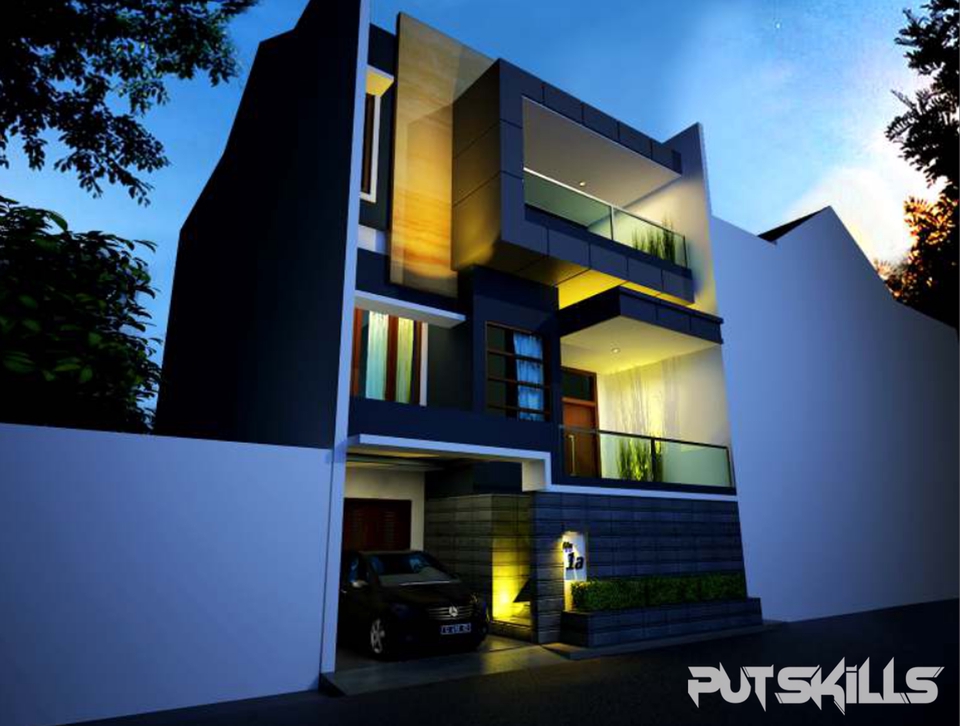 3D DESIGN ARSITEK & EKSTERIOR RUMAH TINGGAL