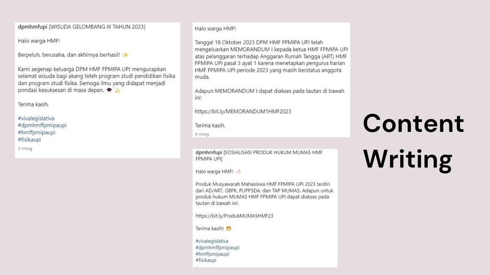 Jasa Pembuatan Copywriting dan Content Writing, express