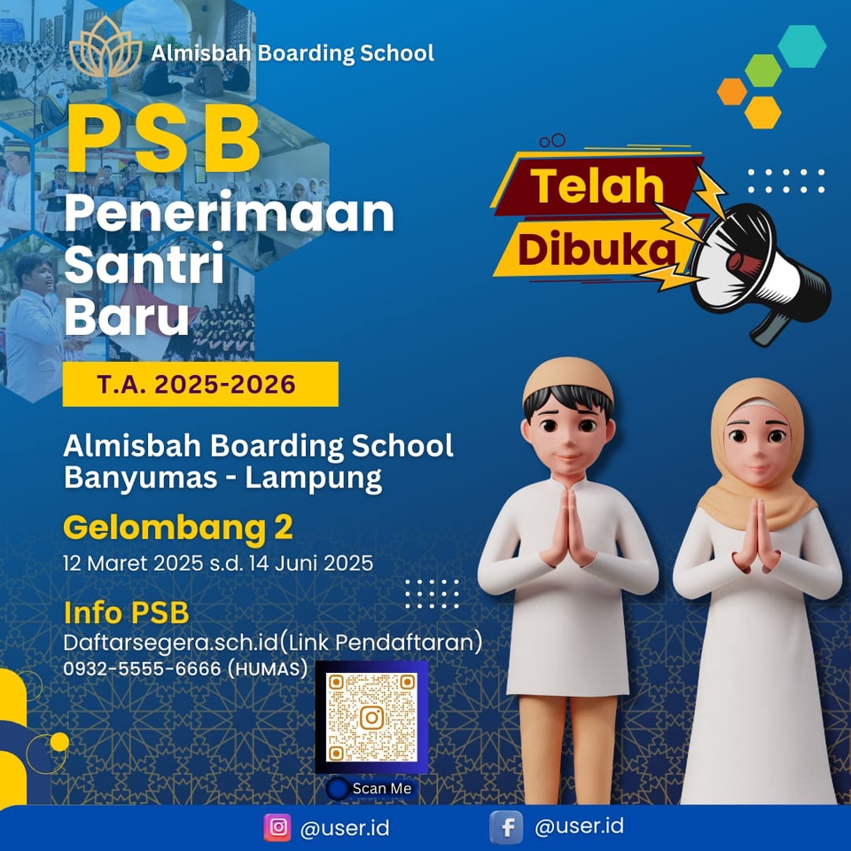 Desain banner dan poster dengan gaya modern dan eye-catching