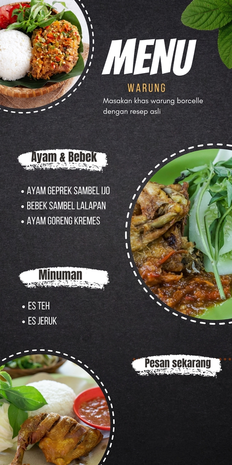 edit banner menu makanan