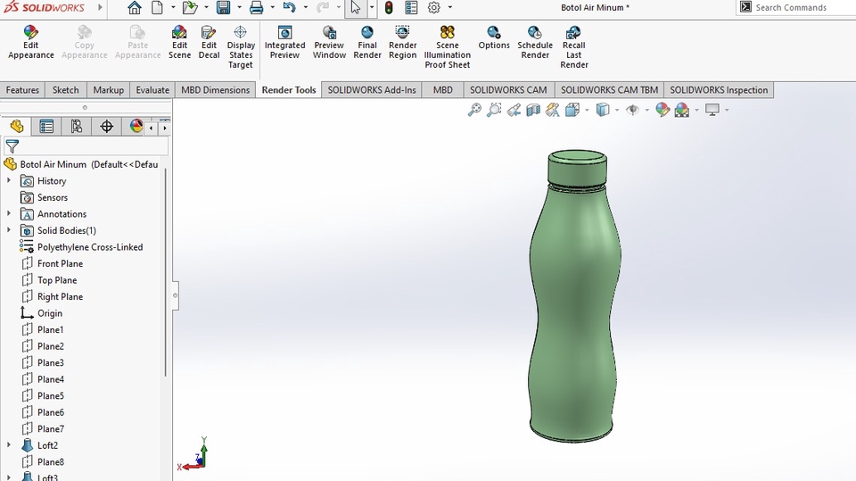 Gambar Teknik Sofware SolidWork Premium 2021