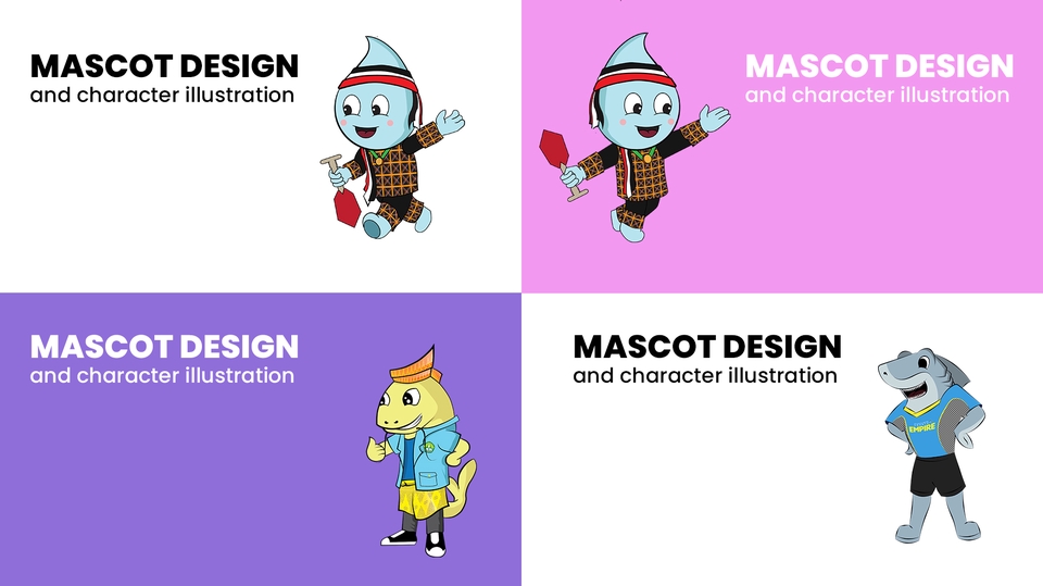 Desain Maskot dan Illustrasi Karakter