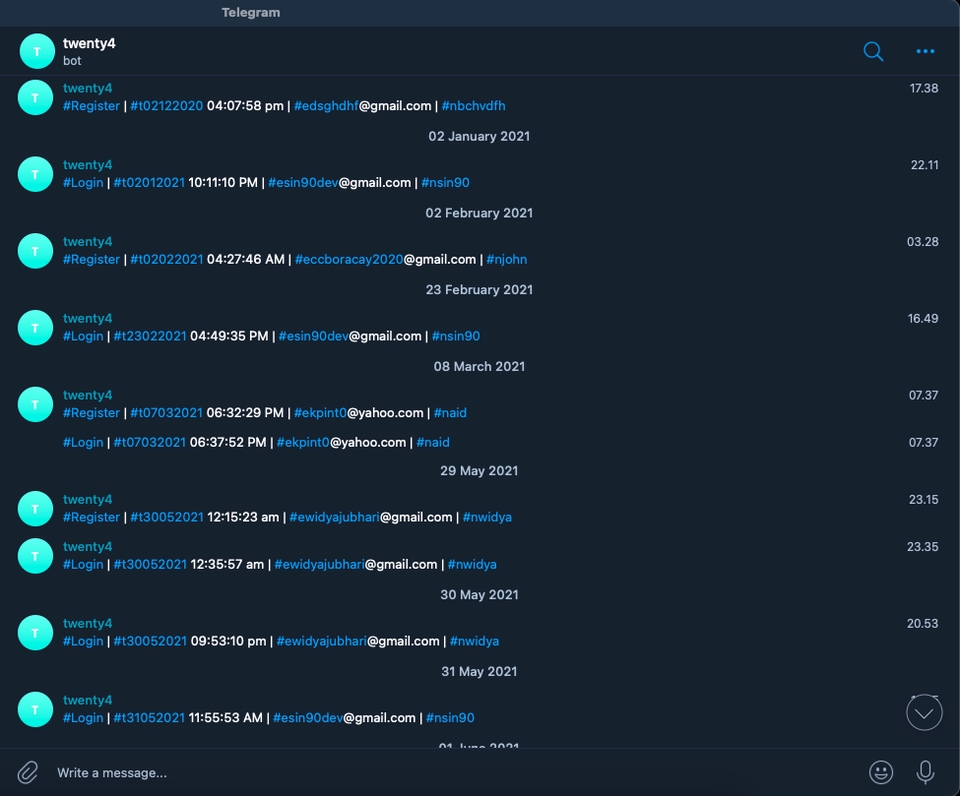 Pembuatan Bot Telegram