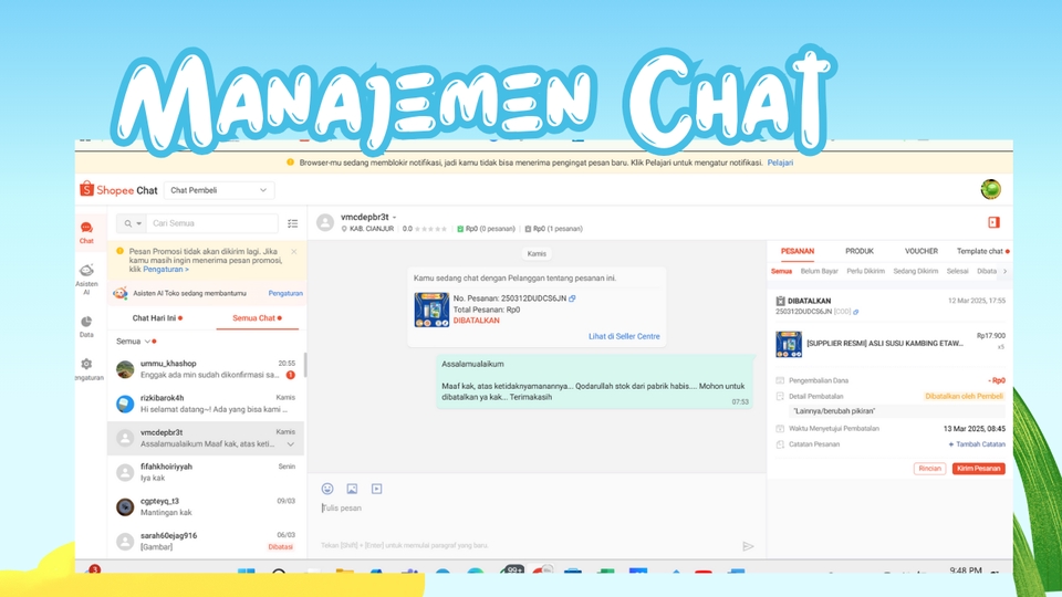 Admin Shopee Marketplace