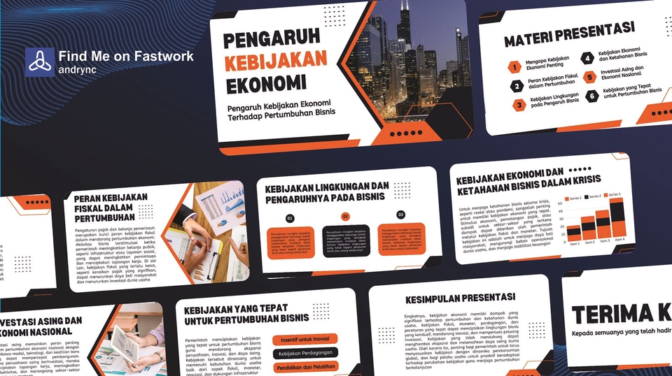 JASA DESAIN POWER POINT (PPT) 1 HARI JADI, Presentasi Kreatif dan Menarik
