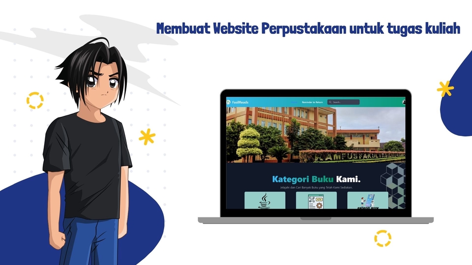 Jasa pembuatan website sederhana untuk tugas mahasiswa