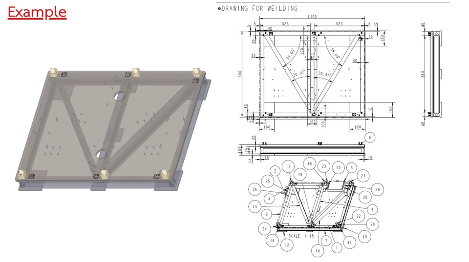 ออกแบบและเขียนแบบเครื่องกล 3D,2D/ผลิตภัณฑ์/ชิ้นส่วน/อุปกรณ์/CF/Jig ...