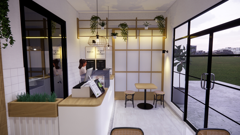 Design Rumah, Interior, Cafe murah minimalis