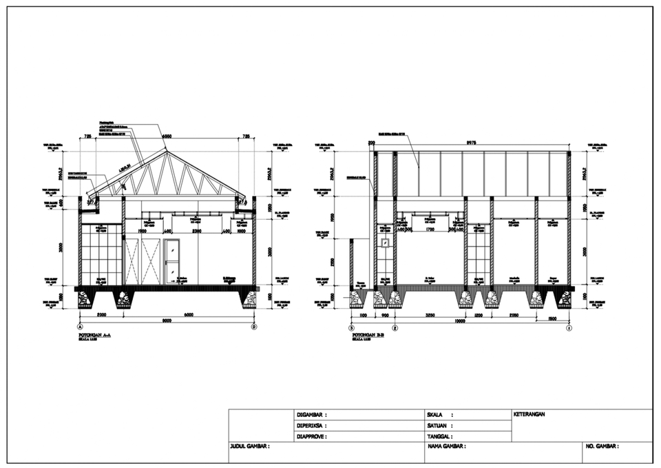 Autocad 2D shop drawing