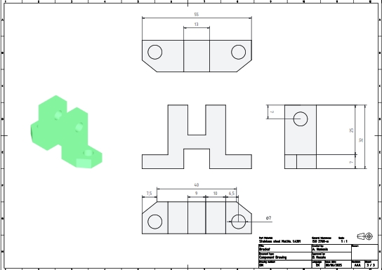 Desain 3D CAD Mekanik Menggunakan FreeCAD (Parts, Assembly, Drawing)
