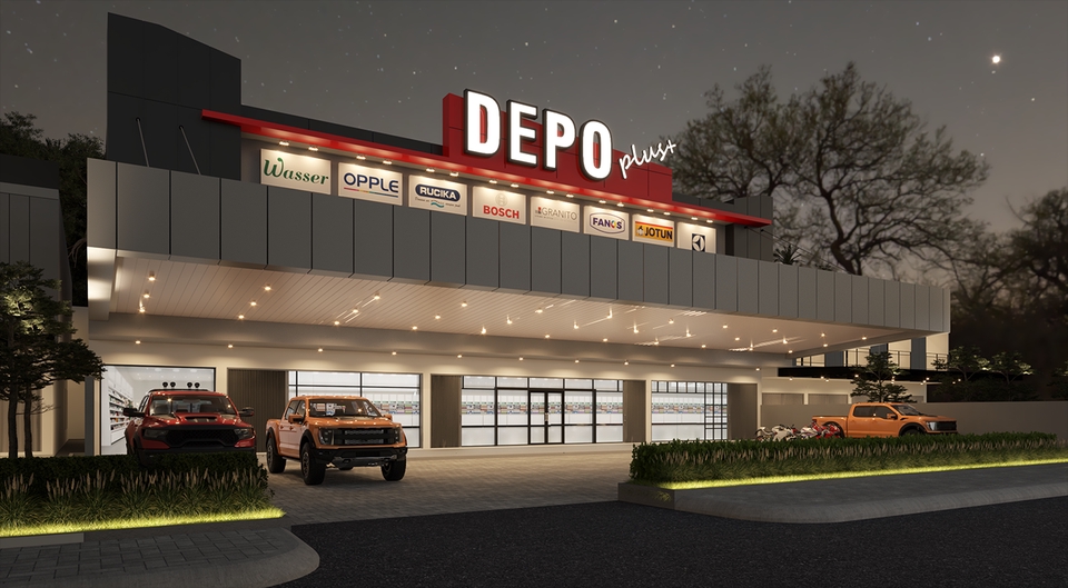 Desain 3d & Visual Render Fasad Arsitektural