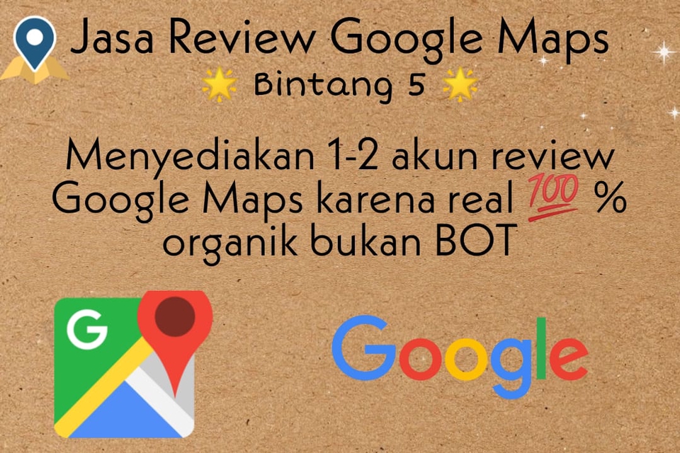 Jasa Review Google Maps 100% real organik