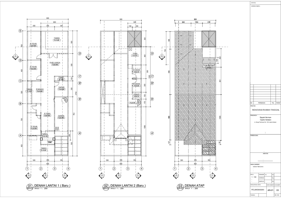 Jasa CAD Drawing | DED Arsitektural | Gambar IMB | Gambar Layout ...