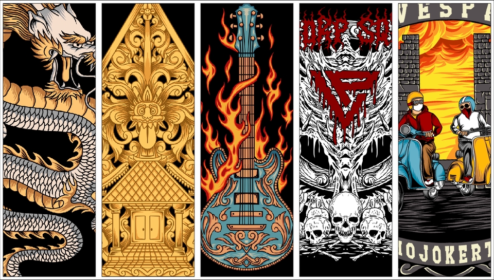 DESIGN ILLUSTRATION KAOS CUSTOM!!!