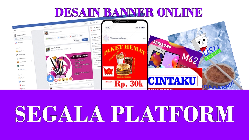 DESAIN BANNER ONLINE DAN FEED SOSMED ALL MEDIA PROMOSI