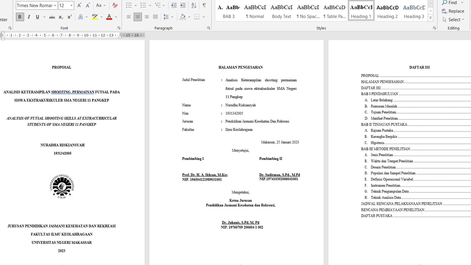 Pengetikan umum tugas sekolah atau tugas kuliah, laporan, proposal dan ...
