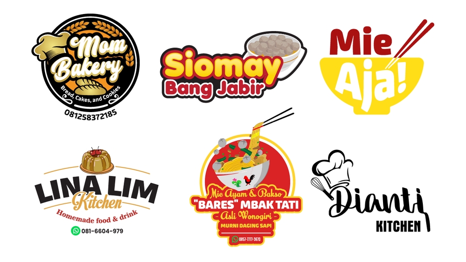LOGO CAFE, RESTORAN, & UMKM – CUSTOM & BERKUALITAS