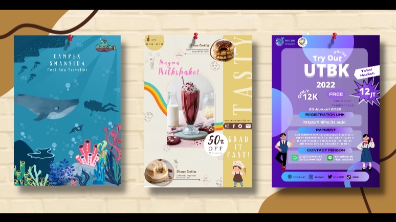 DESIGN POSTER DAN INFOGRAFIS CEPAT, TEPAT, TELITI