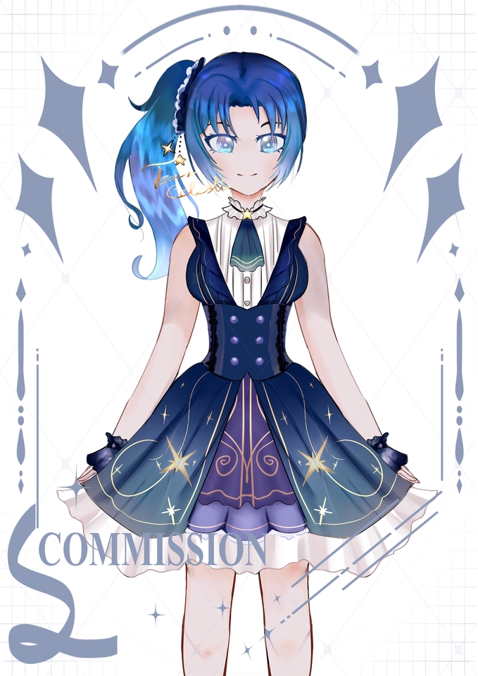 Commission วาดการ์ตูน2D ตามสั่ง by Tear_Celestia
