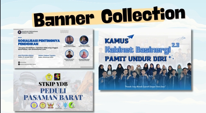 Jasa pembuatan banner, poster, dan flyer dengan konsep kekinian