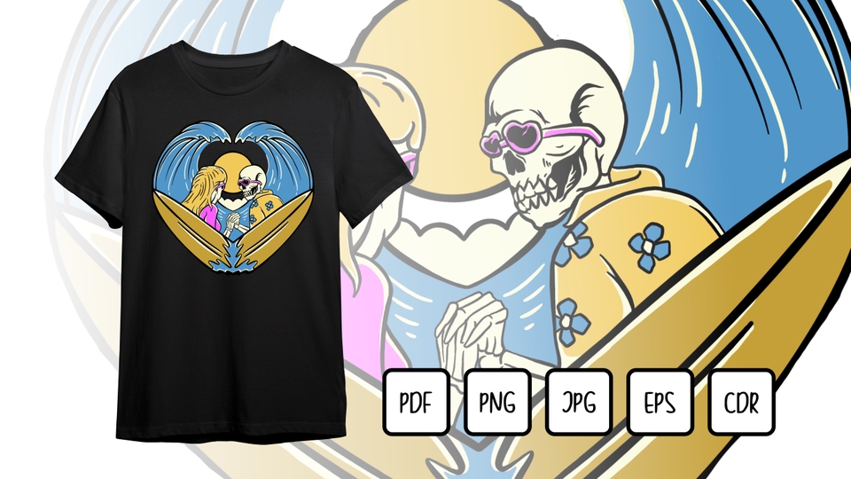 Desain Kaos Ilustrasi (Keren, Unik, Menarik) "VINTAGE RETRO ILLUSTRATION"