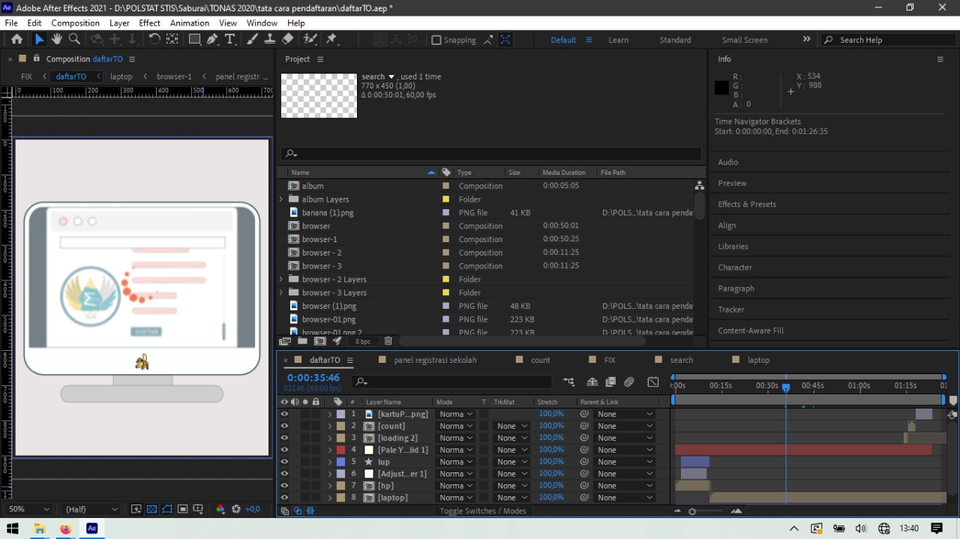 Jasa 2D Animasi | Company Profile | Mockup Video Presentation