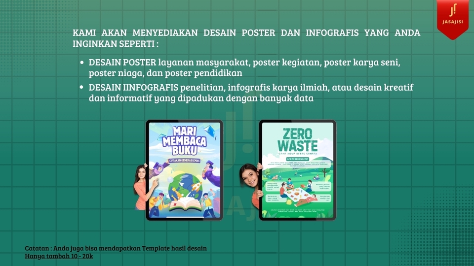 Jasa Desain Poster dan Infografis Menarik, Cepat dan Murah