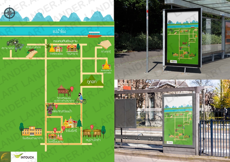 2D&3D Maps Design รับออกแบบแผนที่เพื่อใช้ในงานประชาสัมพันธ์