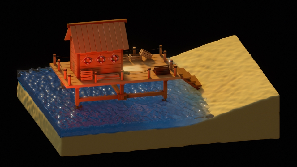 Design 3D Asset, Game Asset, Environment