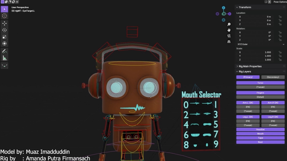 Jasa 3D Animasi dan Rigging character untuk Game
