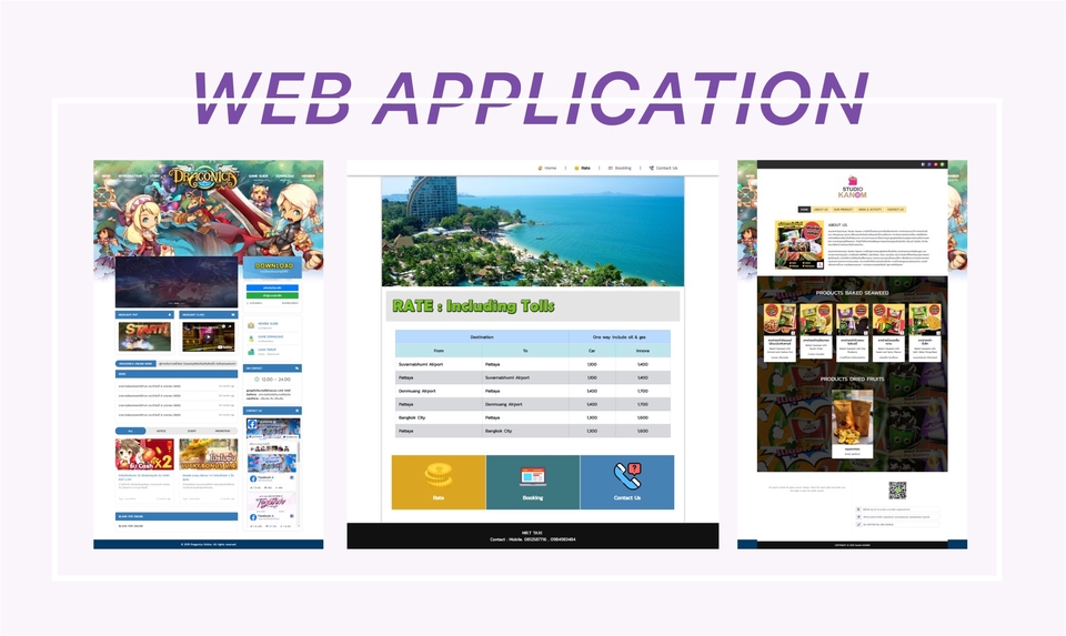 UX/UI Designer ออกแบบหน้า Website, Mobile App