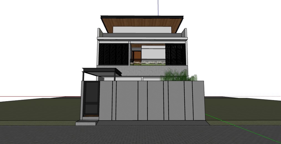 Gambar DED Rumah 2 lantai